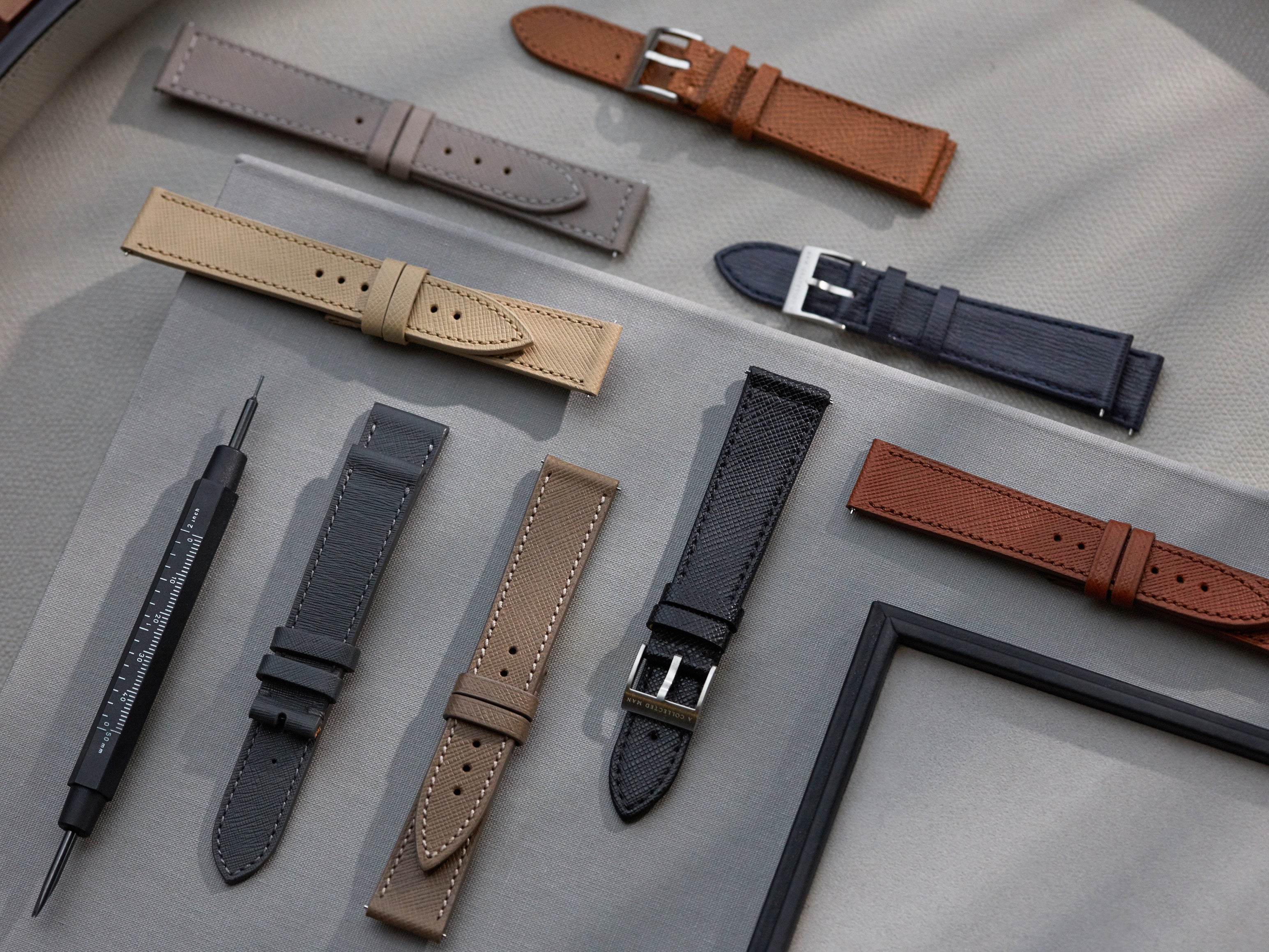 Taupe watch straps | Buy taupe watch straps online at A Collected Man ...