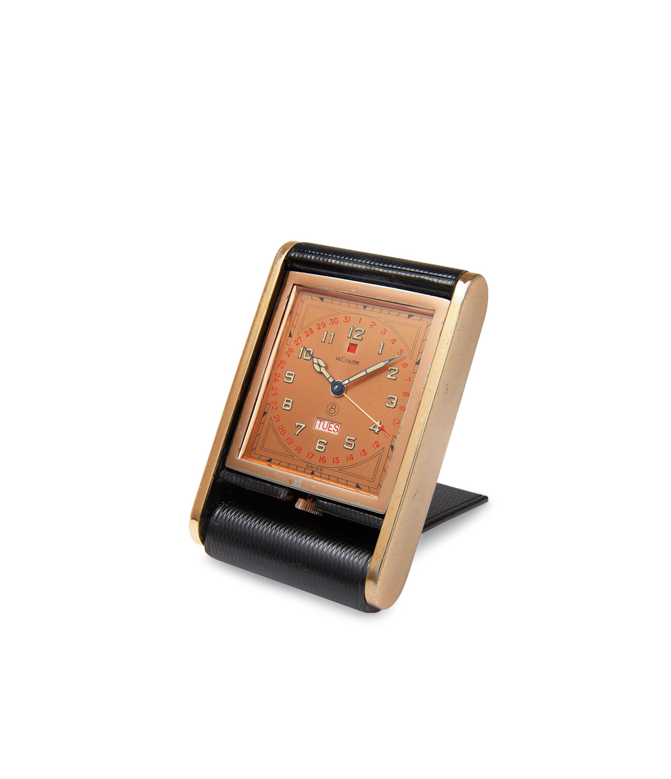 Buy LeCoultre rare Day-Date travel clock | Buy vintage LeCoultre clock ...