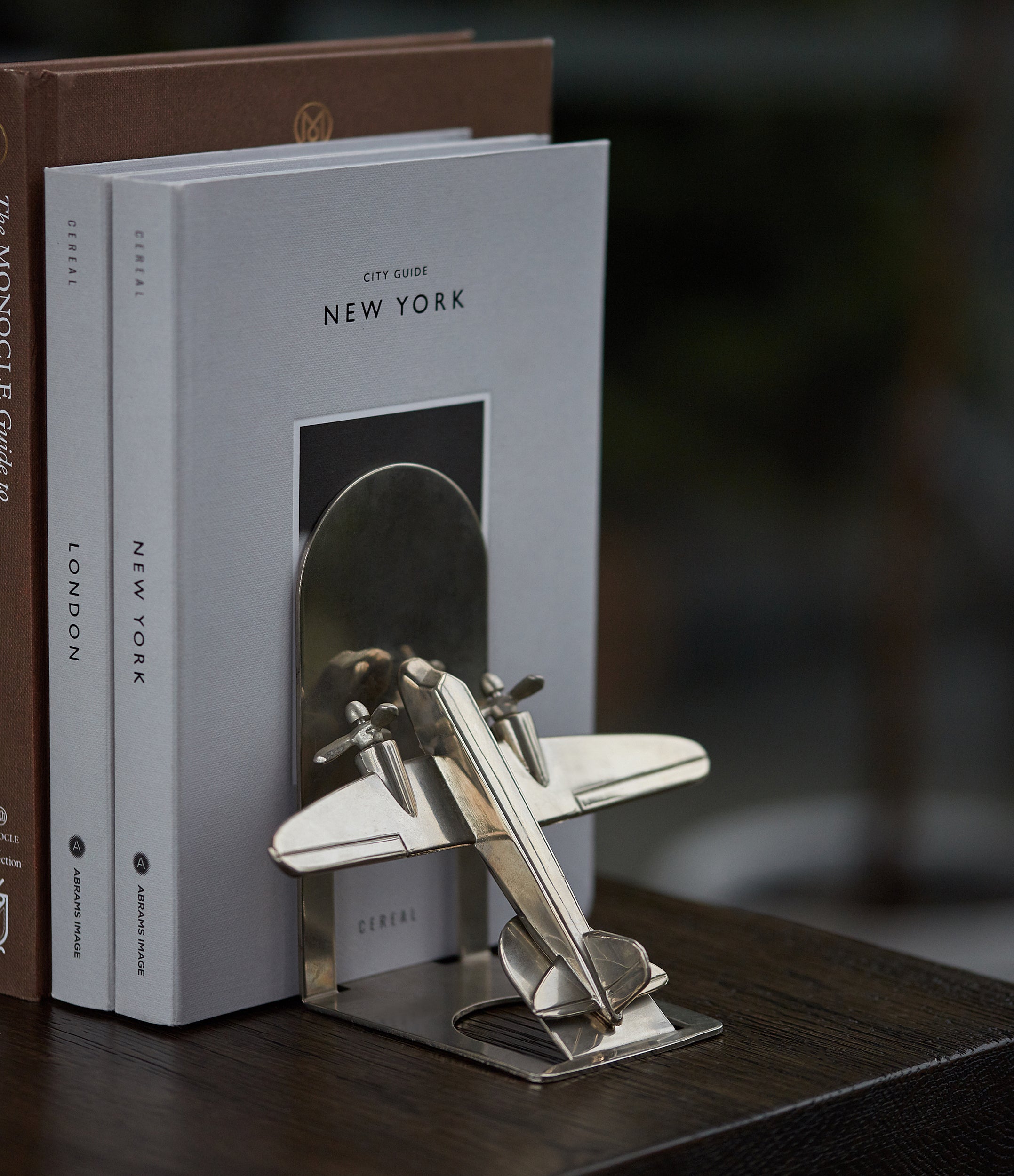 Art Deco Airplane Bookends Mid Century Modern Bill Curry Design Line