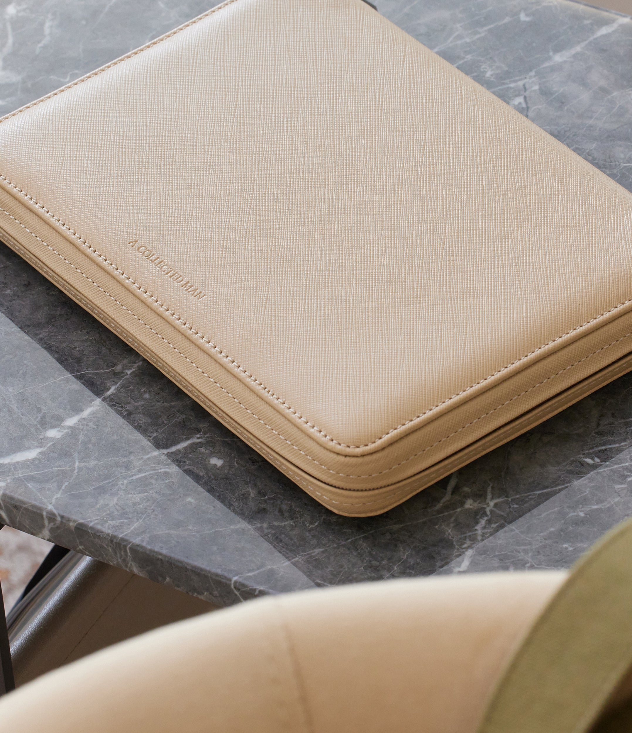 Eight-watch folio, linen, saffiano leather | Buy at ACM London – A ...