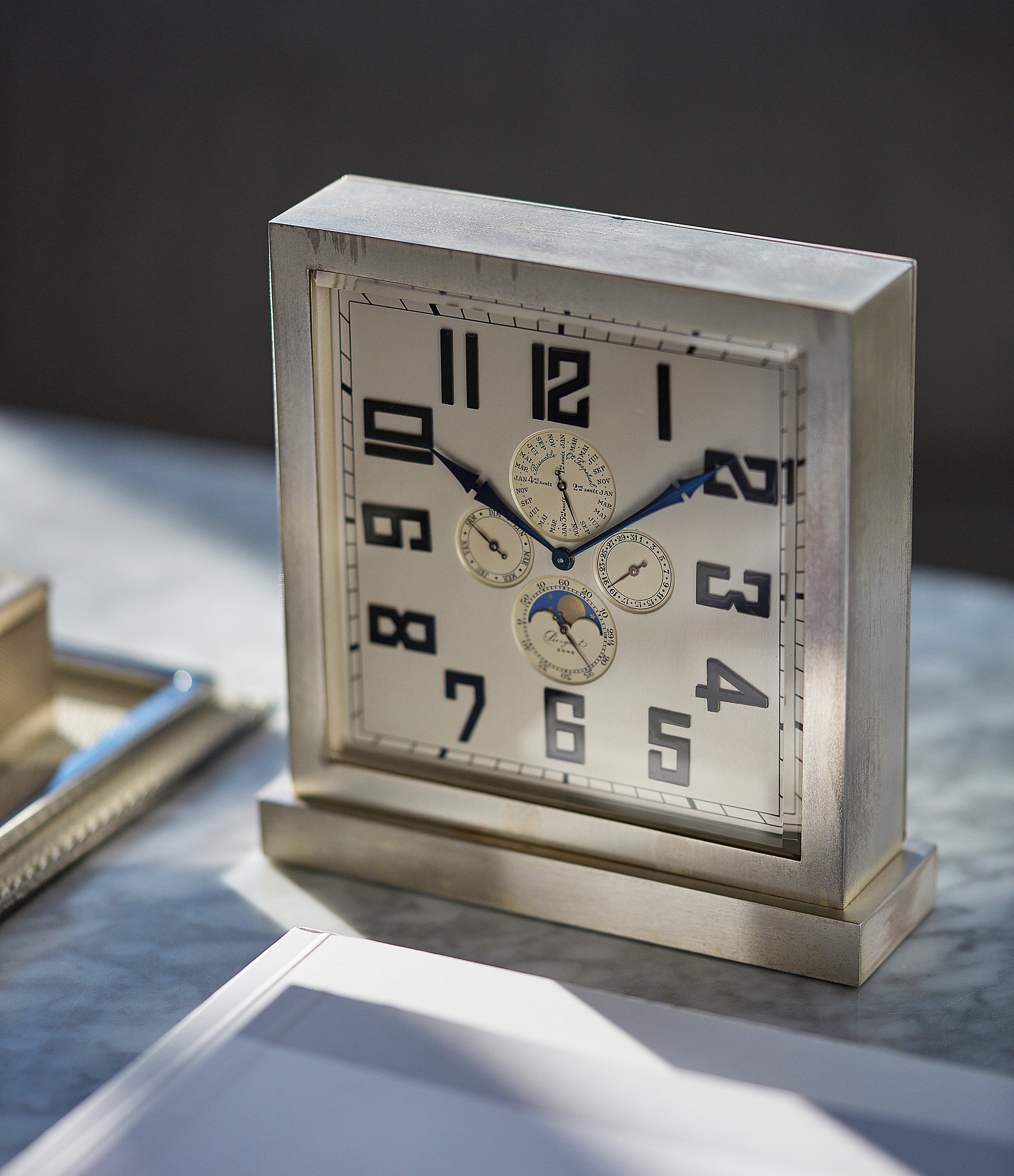 Breguet Art Deco Perpetual Calendar Desk Clock | Buy rare Breguet ACM ...