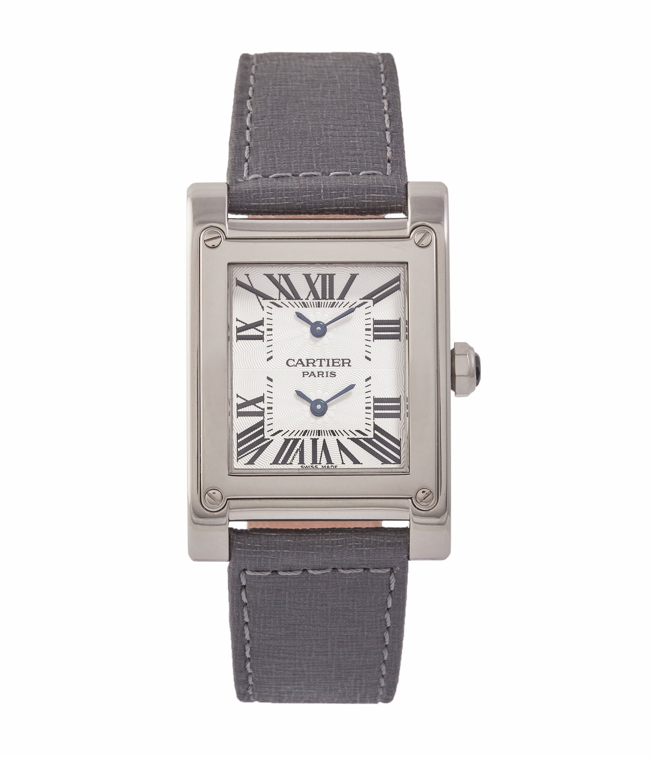Cartier Tank à Vis CPCP | Dual Time | Buy rare Cartier watch – A ...