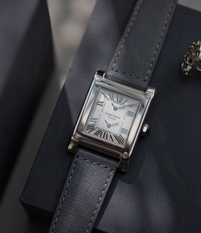 Cartier Tank à Vis CPCP | Dual Time | Buy rare Cartier watch – A ...