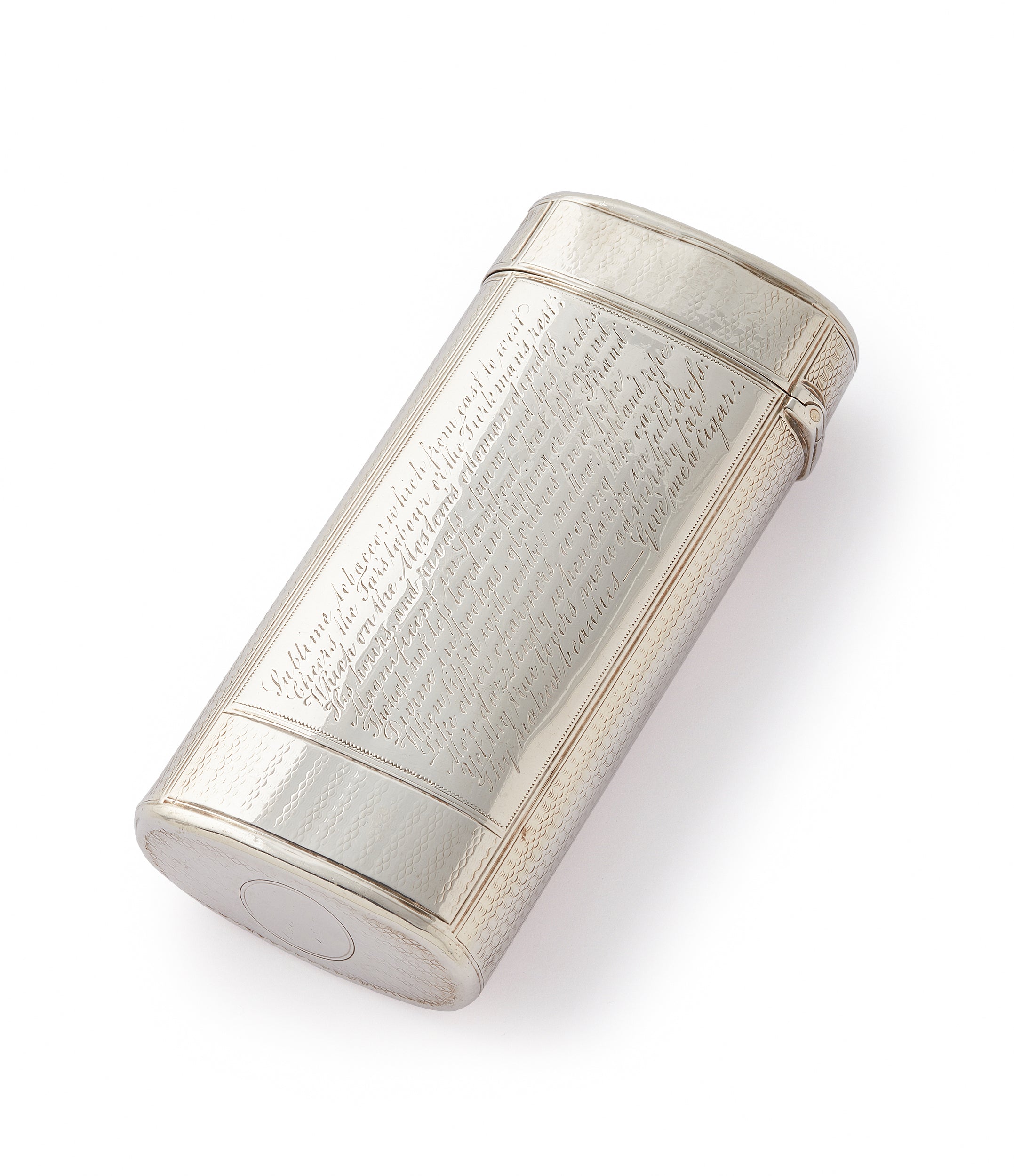 Buy Sterling Silver Cigar Case | Buy rare Silver Cigar objects at ACM ...