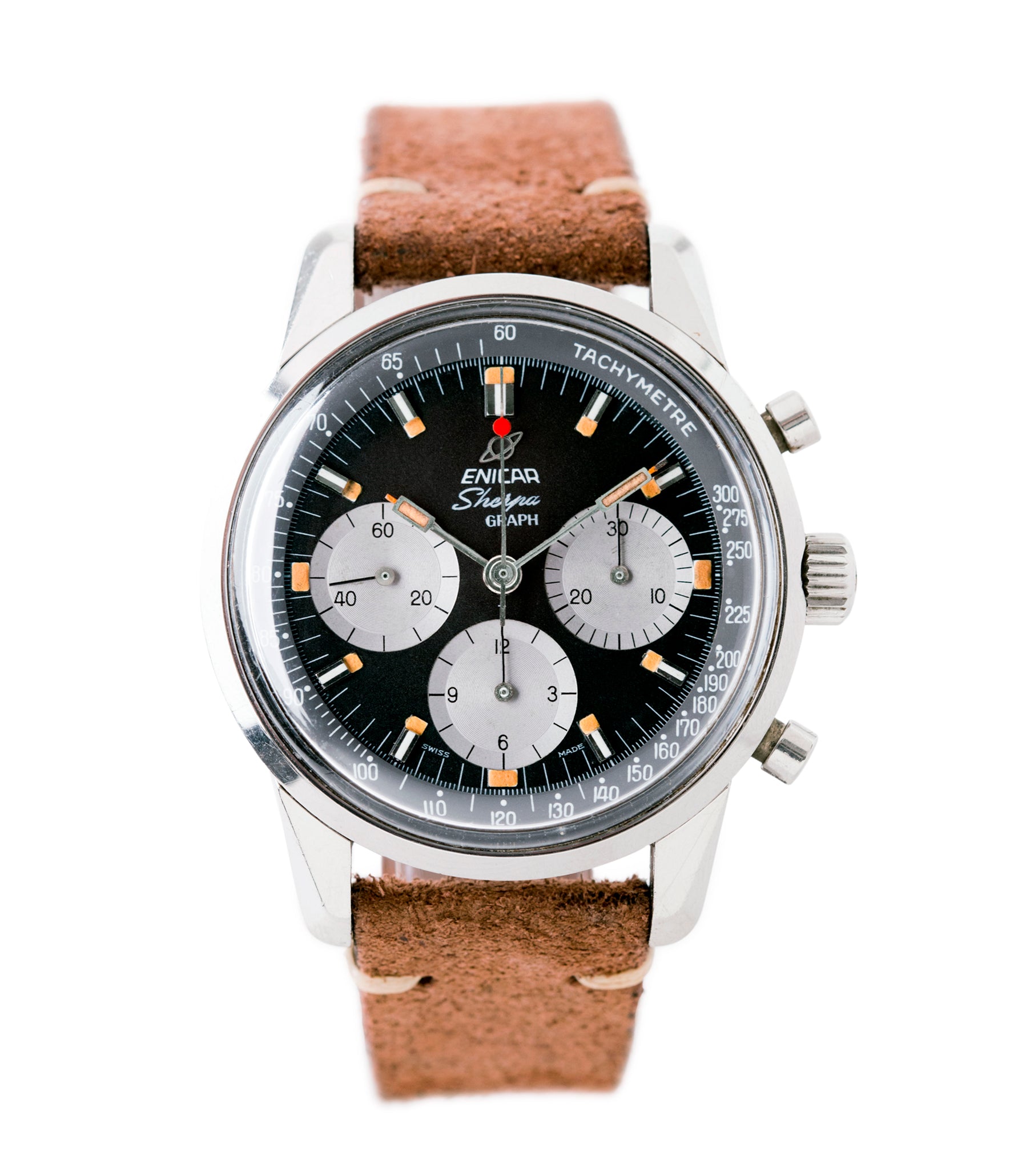 Enicar Sherpa Graph 300 Jim Clark watch | Buy rare vintage watch – A ...