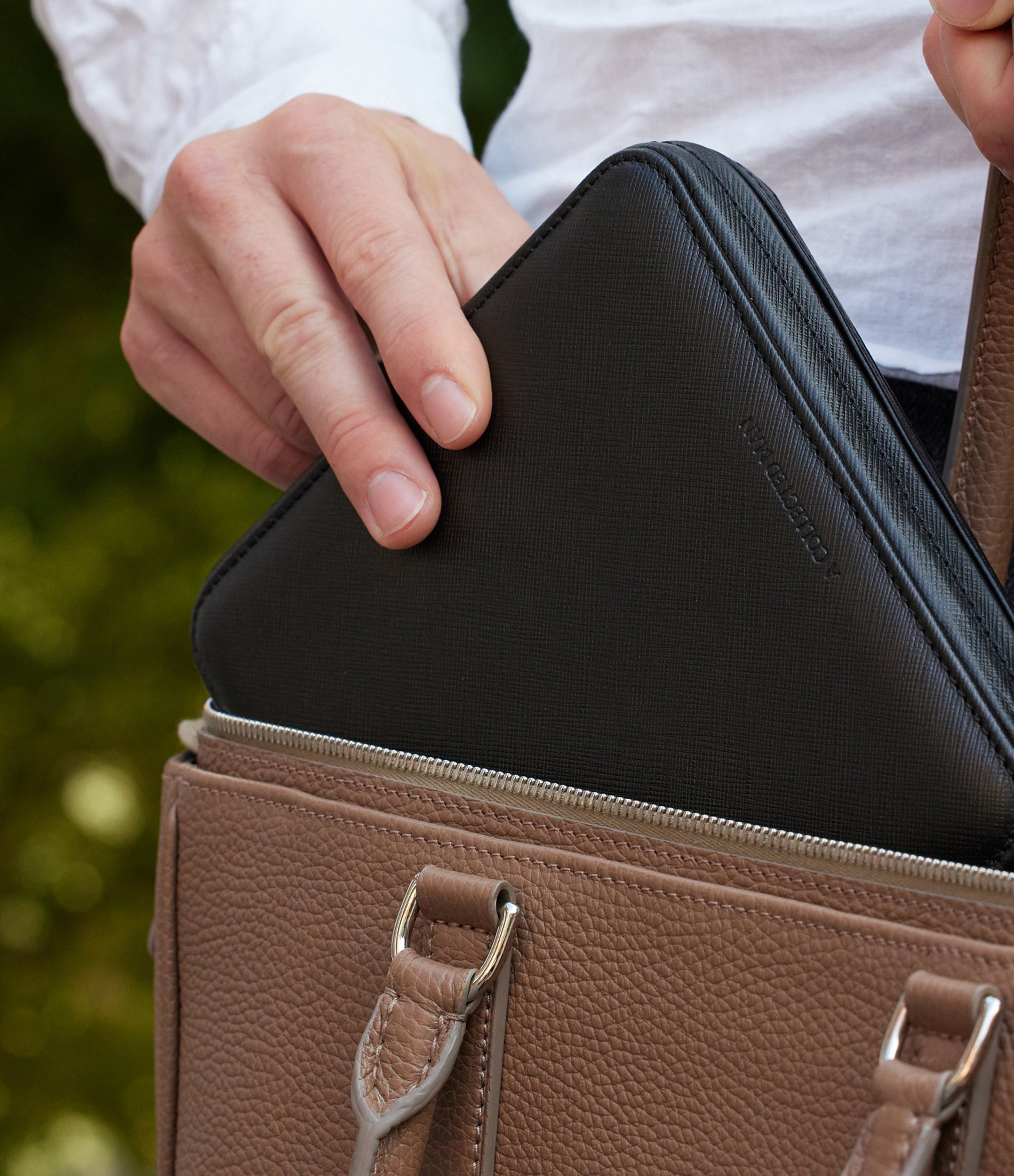 Six-watch folio, black, saffiano leather | Buy at ACM London – A ...