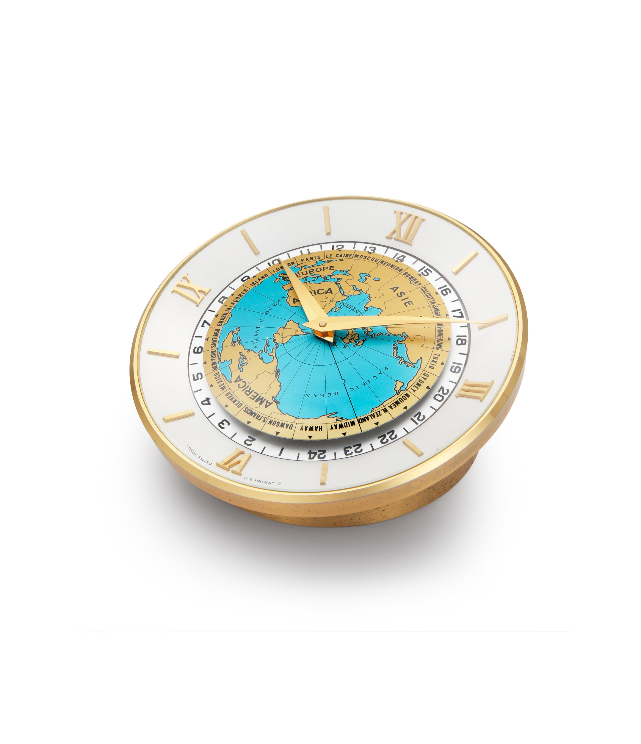 Worldtime | Desktop Clock | Buy rare IMHOF collectable clock – A ...