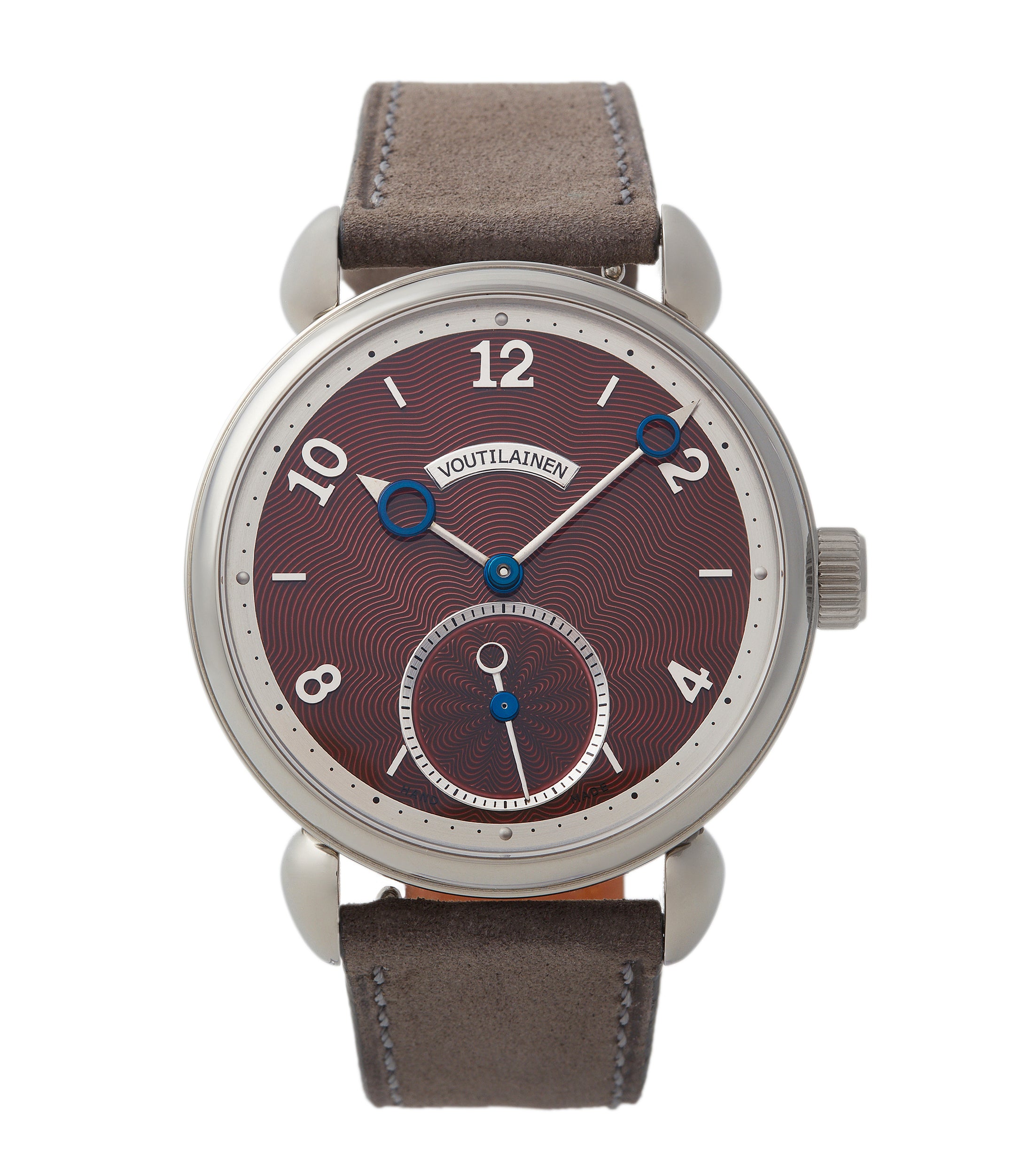 Voutilainen Vingt-8 burgundy red dial watch | Buy Kari Voutilainen – A ...