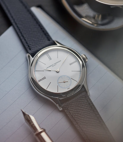 Laurent Ferrier Limited Edition Galet Micro-rotor enamel dial PT watch ...