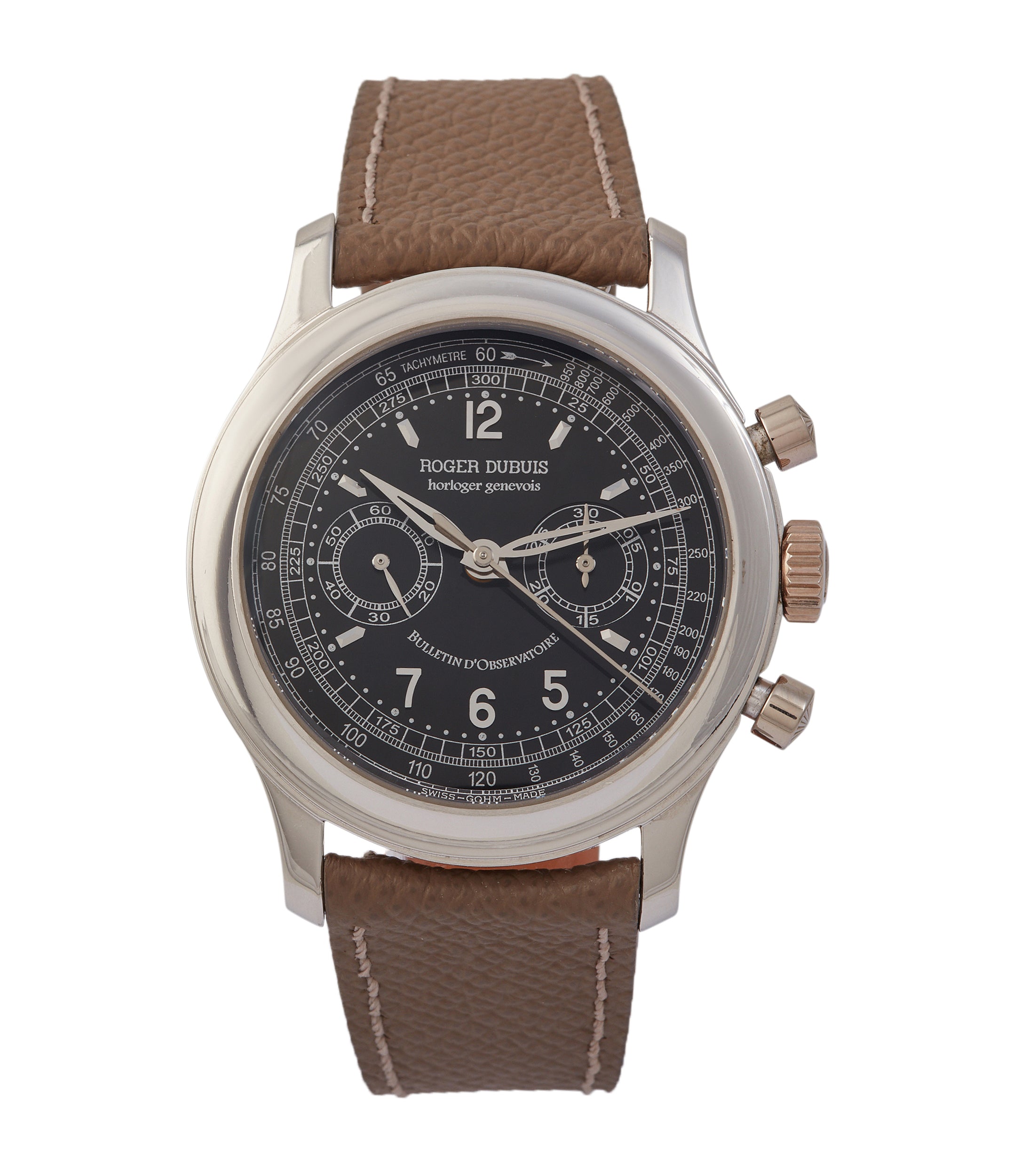 Buy unique Roger Dubuis Chronograph in platinum – A COLLECTED MAN