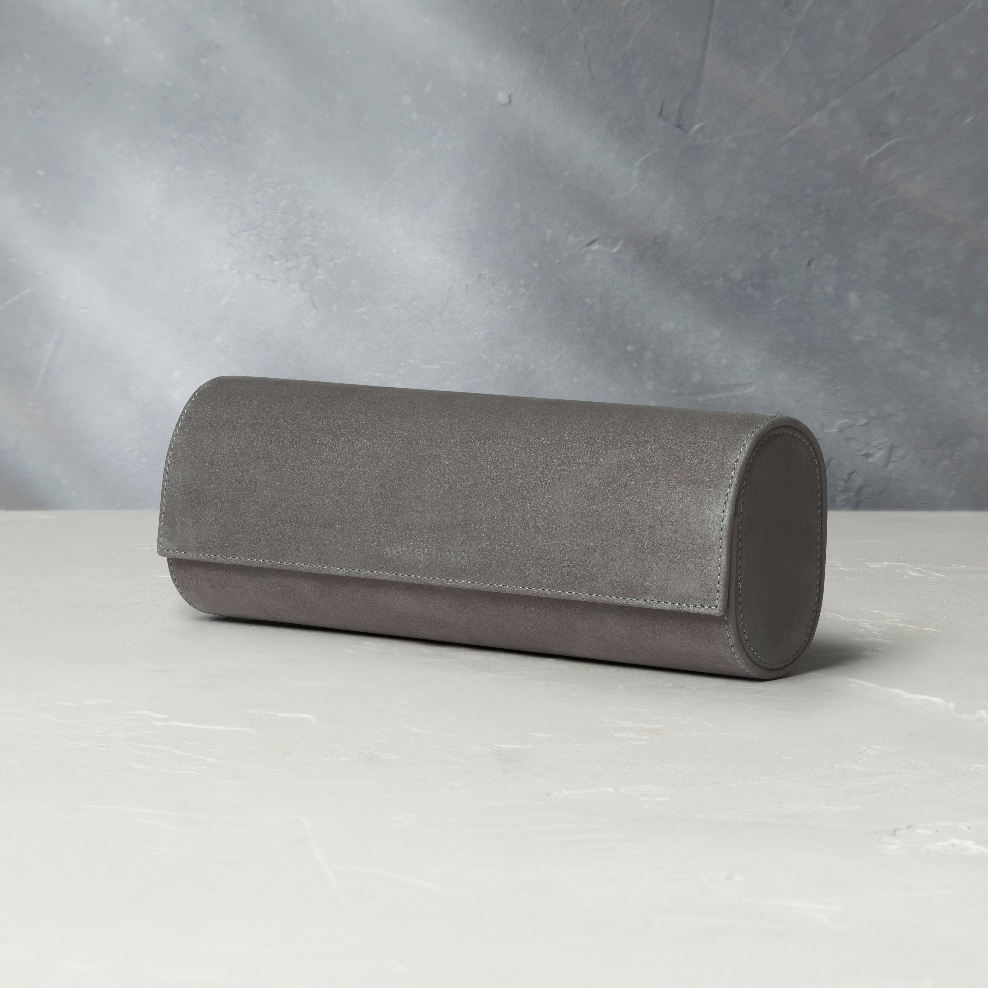 Four-watch roll, charcoal grey, nubuck | Buy at ACM London – A ...