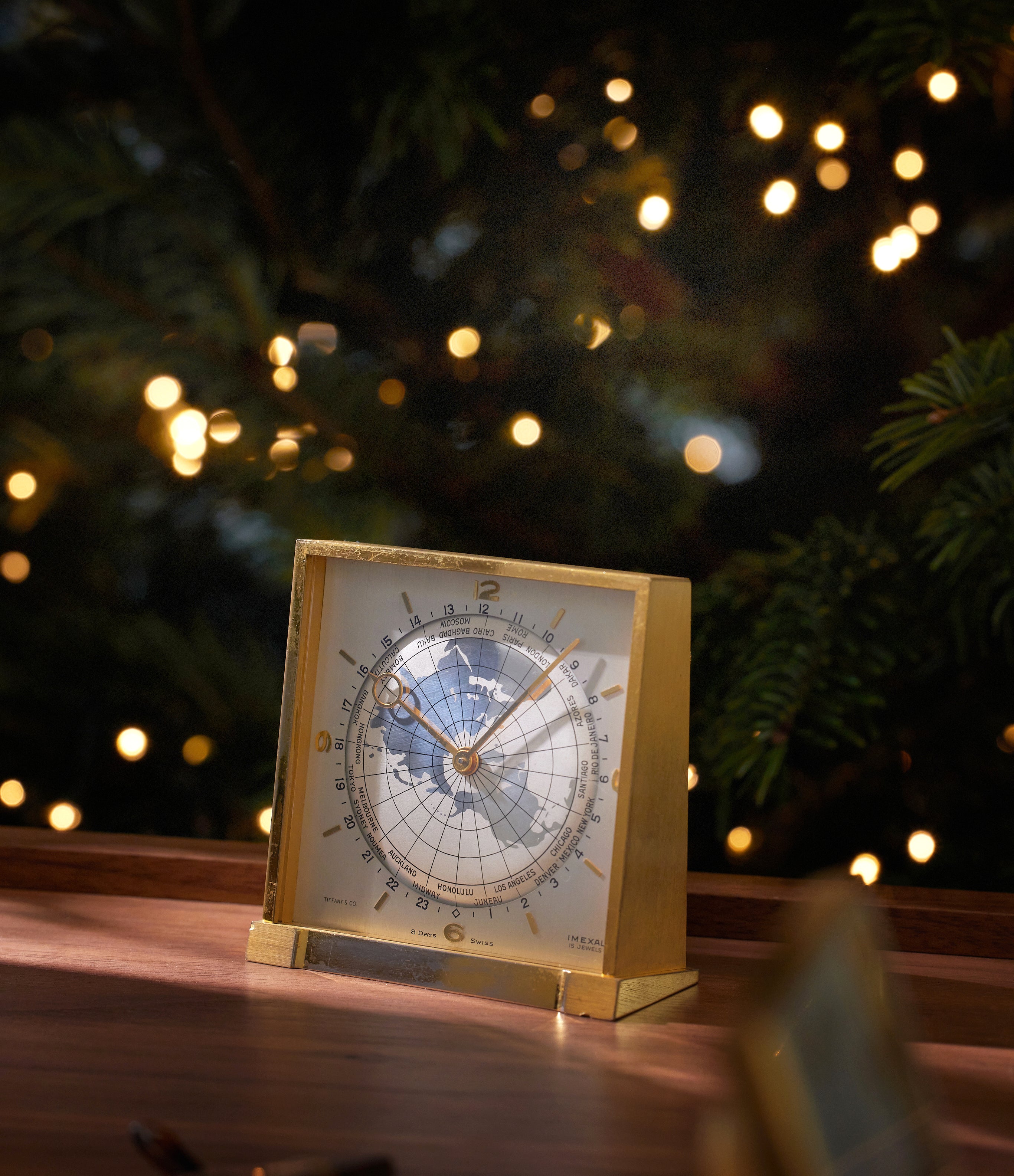 Tiffany World Time Desk Clock | Buy Rare Tiffany Clocks & Objects – A ...