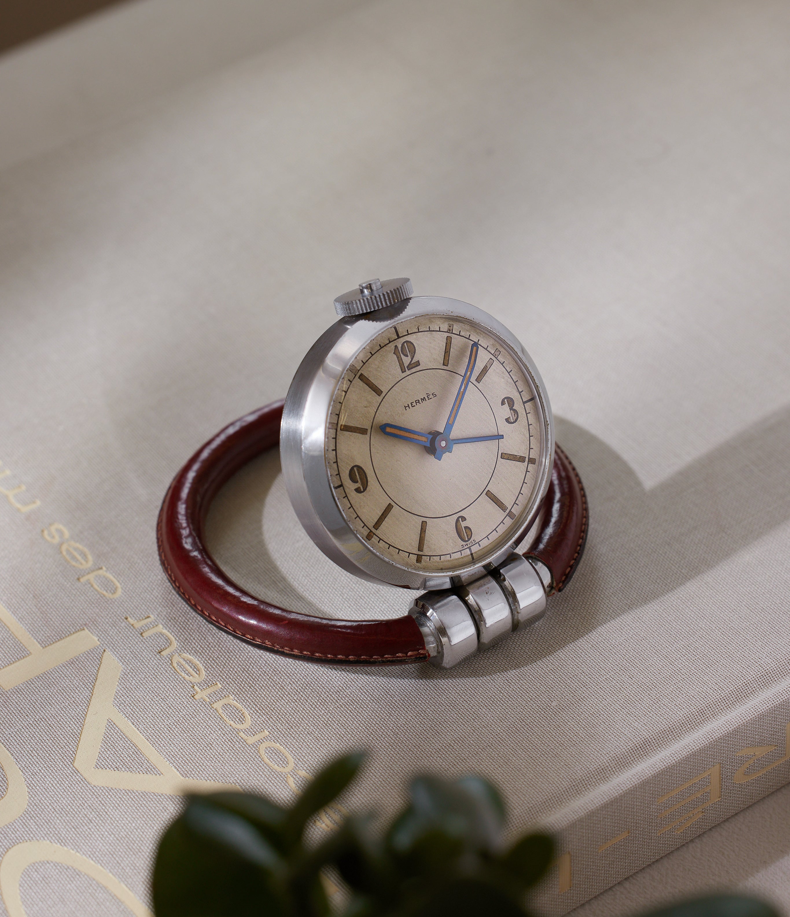 Hermès Travel “Ring” Alarm Clock | Buy rare vintage Hermès object – A ...