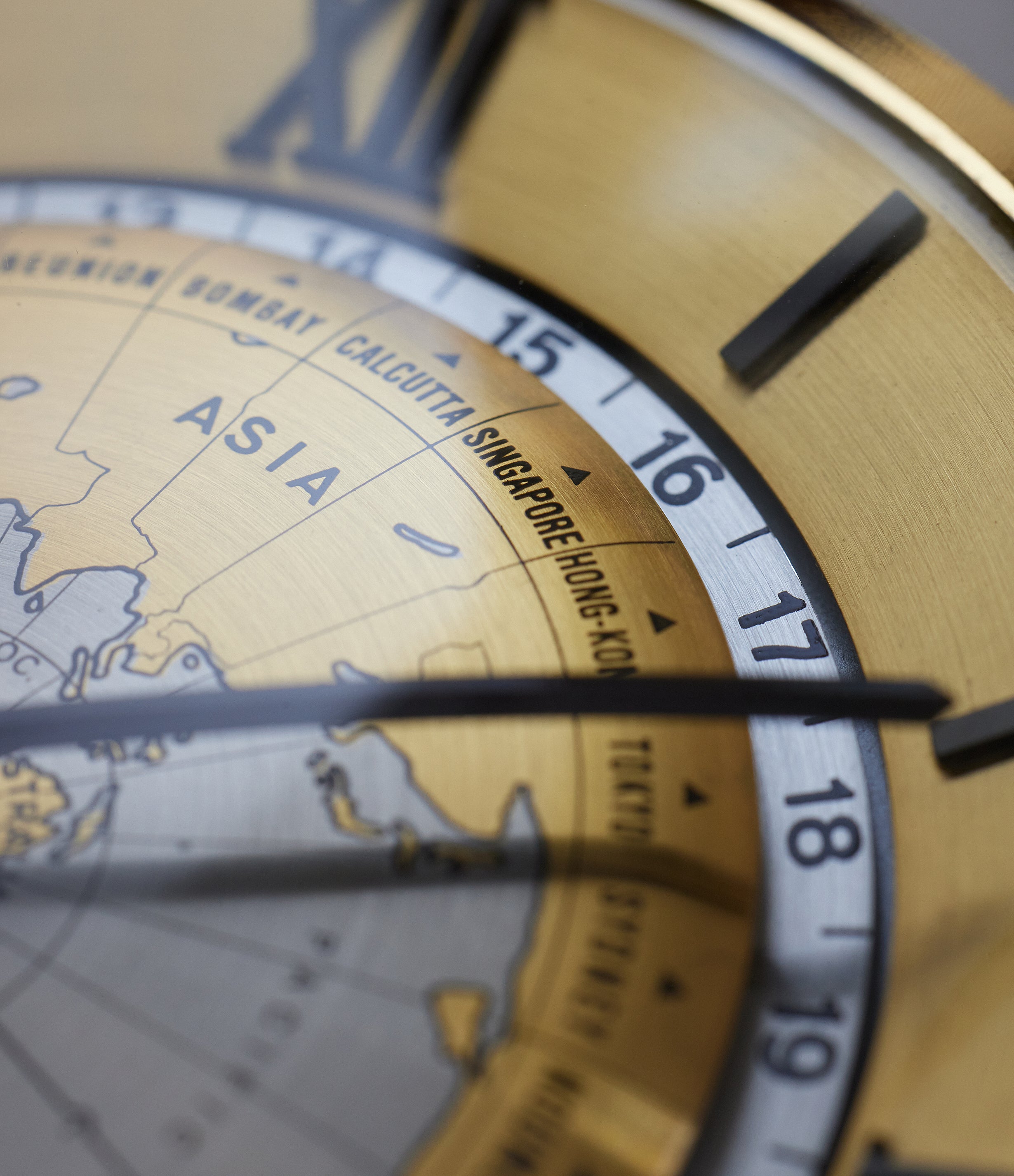 Worldtime | Desktop Clock | Gilt-finished Brass | Buy rare IMHOF ...