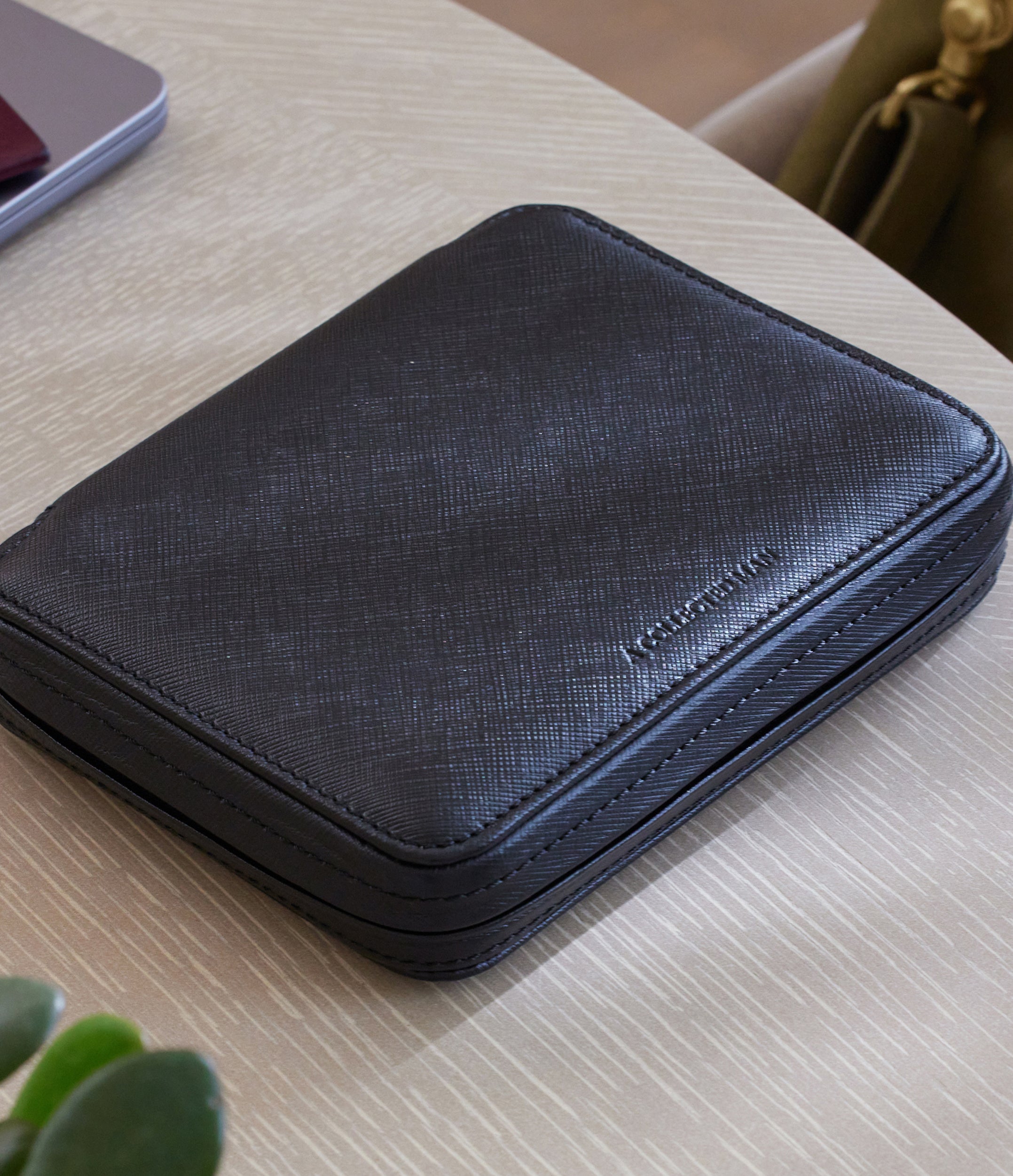 Four-watch folio, black, saffiano leather | Buy at ACM London – A ...